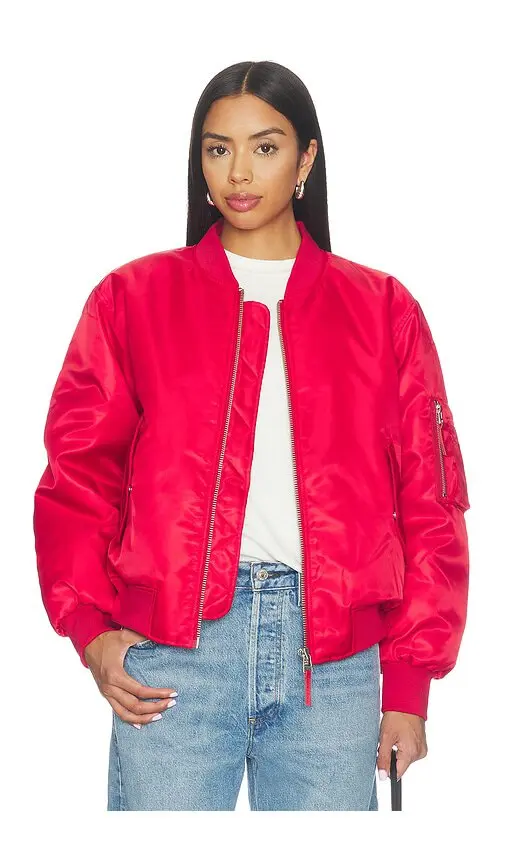 ANINE BING Leon Bomber In . Also - Red