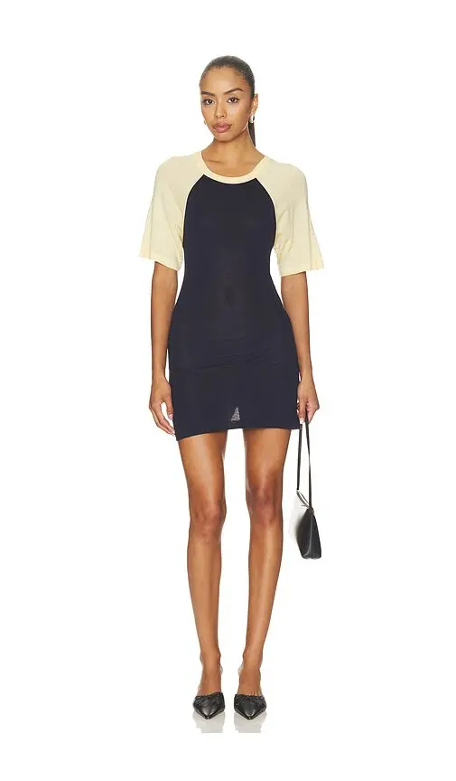 Orseund Iris Off-season Knitted Raglan Mini Dress In . Also - Multi