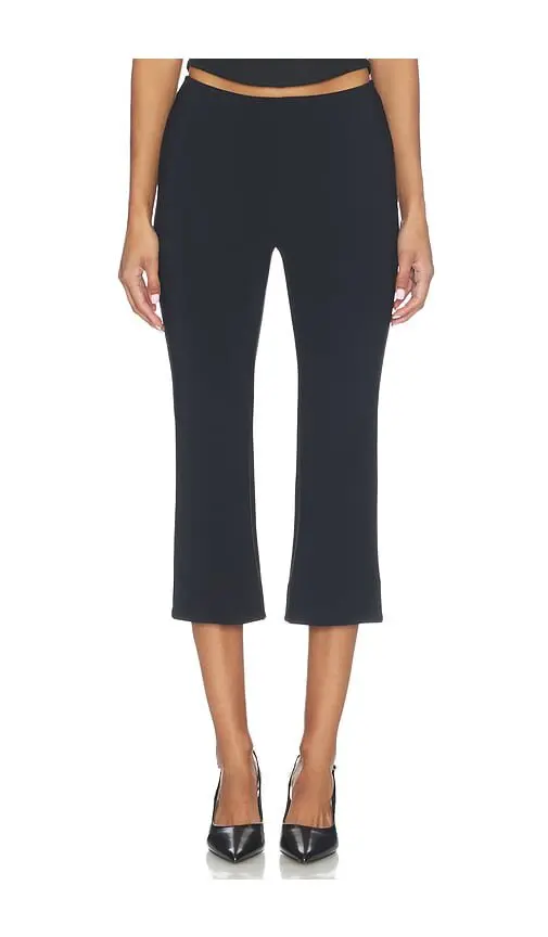 Orseund Iris Basic Capri Knit Pant In . Also - Black
