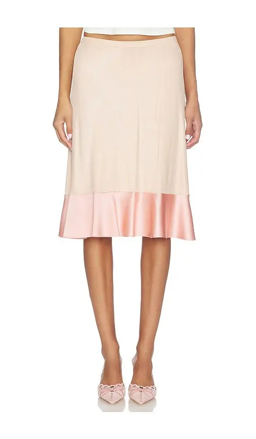 Orseund Iris The Little Darling Flounce Skirt In . Also - Pink