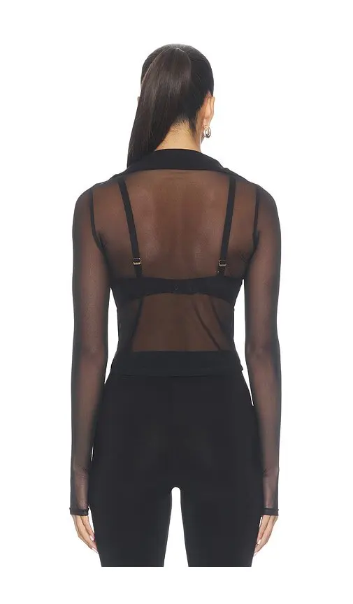 Michael Lauren Mathias Mesh Longsleeve Polo Henley In . Also