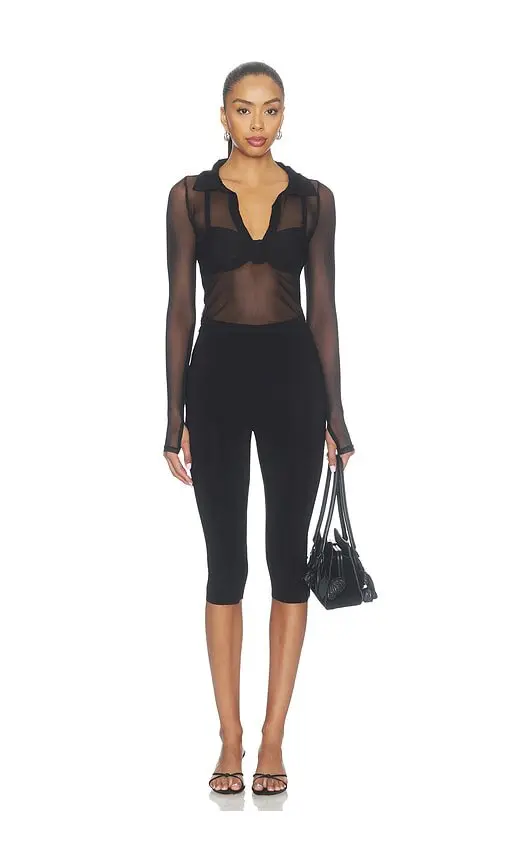 Michael Lauren Mathias Mesh Longsleeve Polo Henley In . Also