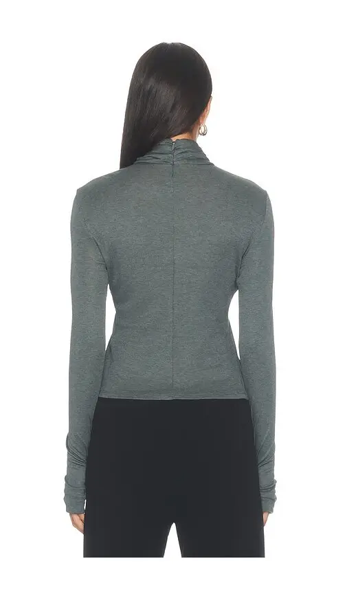 Misha Collection Tencil Longsleeve Twist Top In . Also