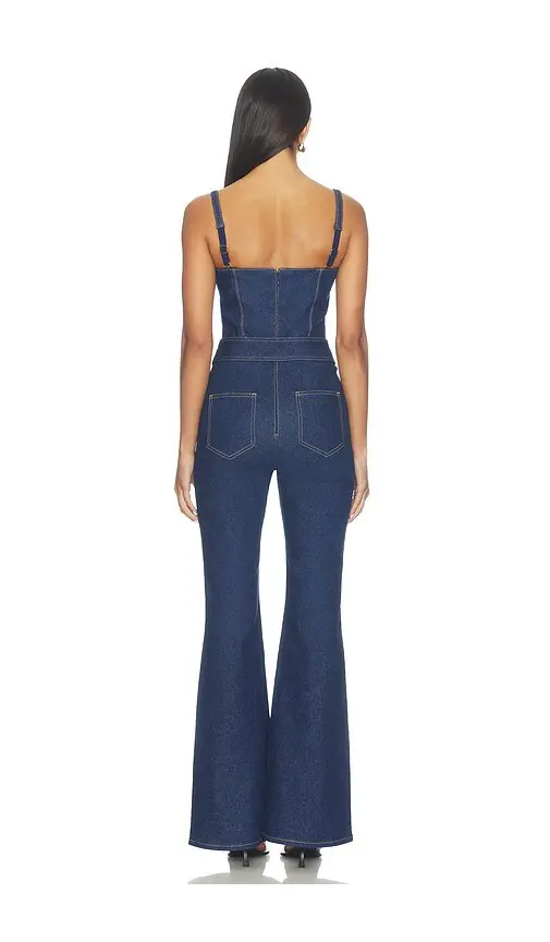 NADINE MERABI Harley Denim Jumpsuit In . Also
