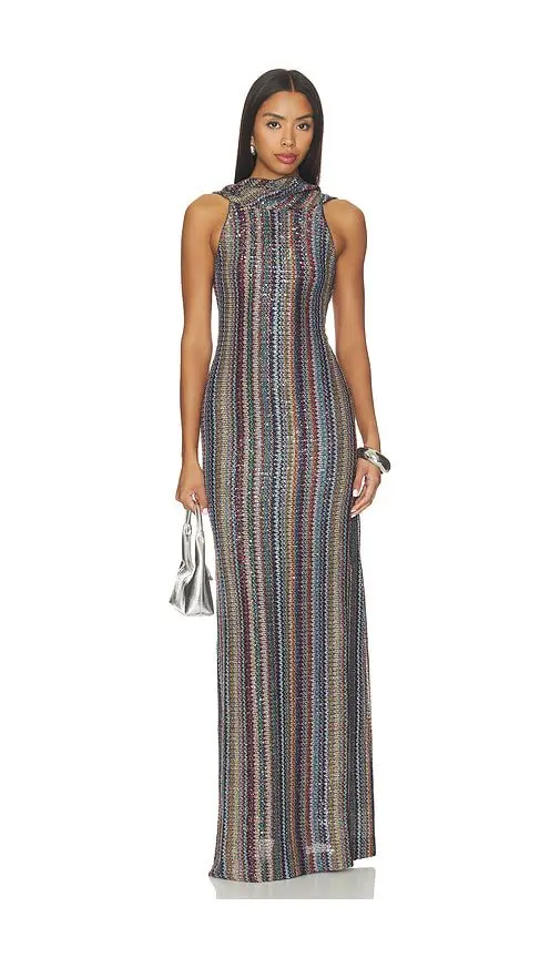 Missoni Sleeveless Long Dress In . Also - Multi