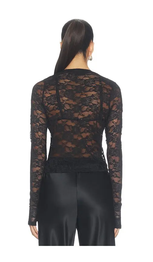 Michael Lauren Vesca Lace Snap Front Long Sleeve In . Also