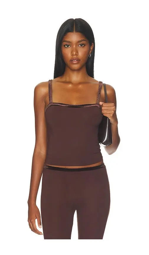 Only Hearts Right Bank Coline Cami Top In . Also - Chocolate