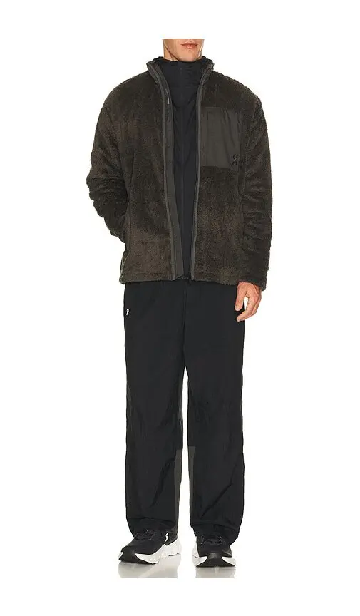 On Ascent Fleece Jacket - Brown