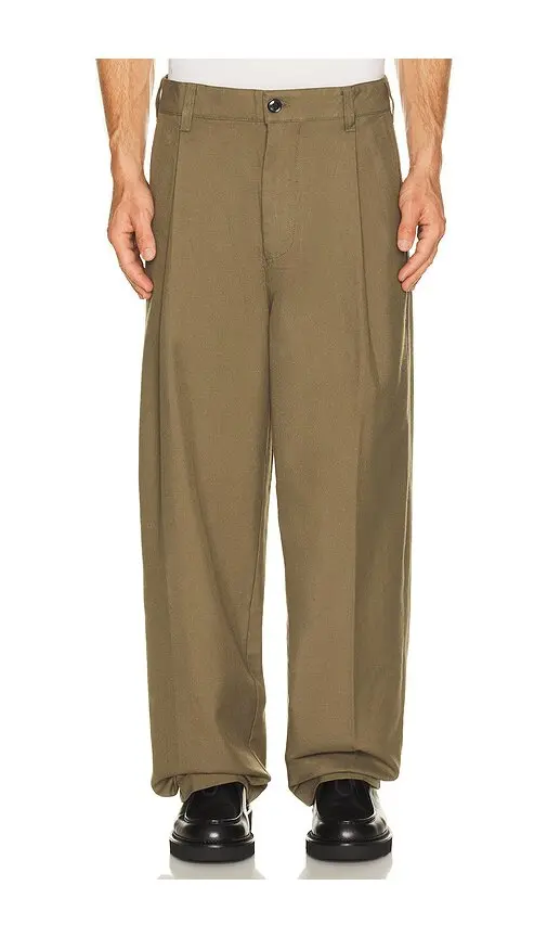 Obey Dean Pleated Pant In . Also