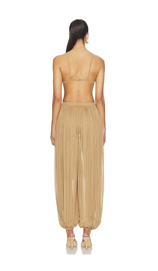 BRONX BANCO Mosi Chiffon Top & Pant Set In . Also