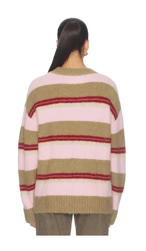 SAMSOE SAMSOE Striped Alpaca Blend Sweater
