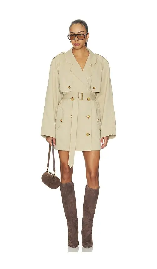 AUTEUR Zeta Dress In . Also - Tan