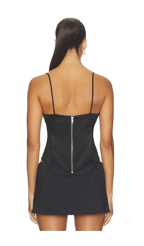 AUTEUR Lotus Mesh Side Corset Top In . Also