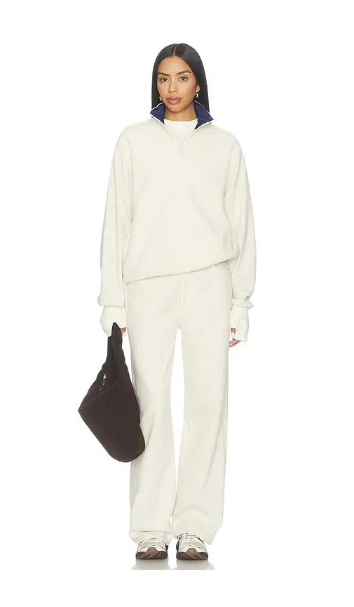 ENTIRE STUDIOS Fleece Zip-up Top