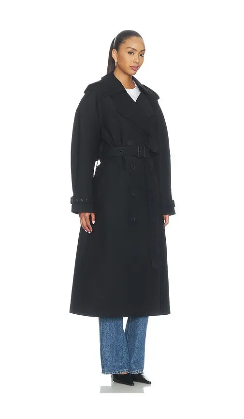 ANINE BING Pascale Maxi Trench In . Also