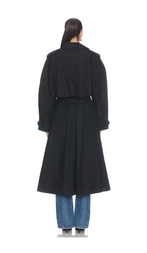 ANINE BING Pascale Maxi Trench In . Also