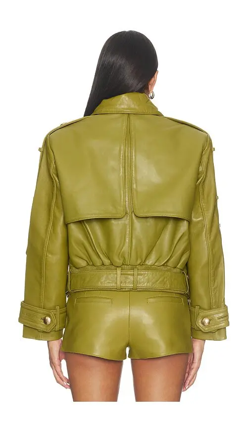 Retrofete Yseld Leather Jacket In . Also
