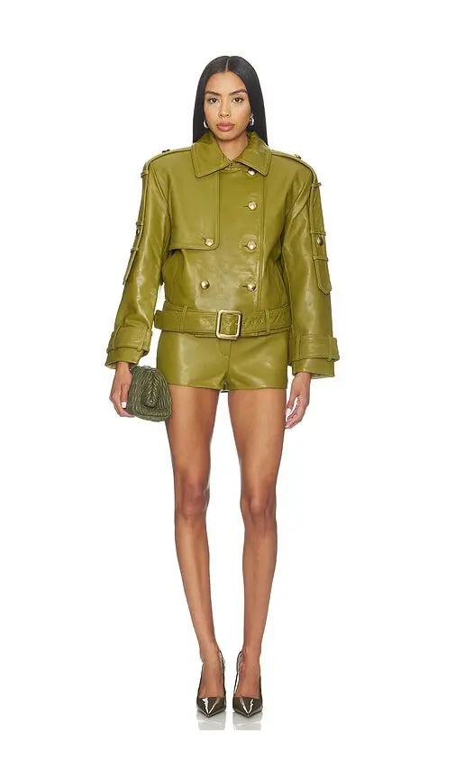 Retrofete Yseld Leather Jacket In . Also
