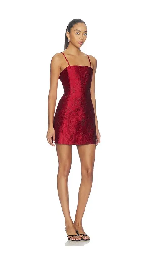 Alice + Olivia Velia Strap Mini Dress In . Also