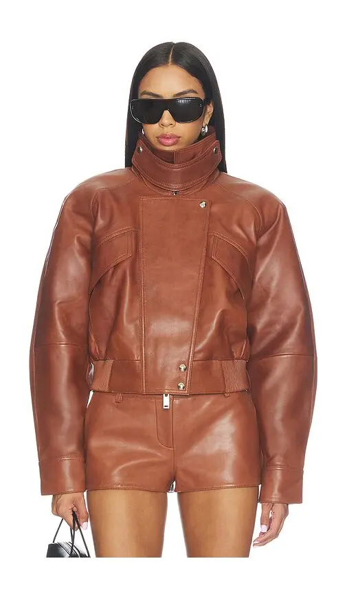 Retrofete Lykke Leather Jacket In . Also