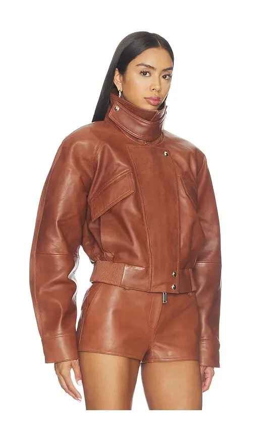 Retrofete Lykke Leather Jacket In . Also