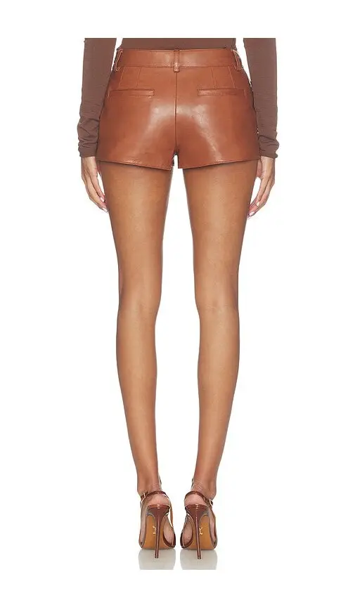 Retrofete Valesia Leather Short In . Also