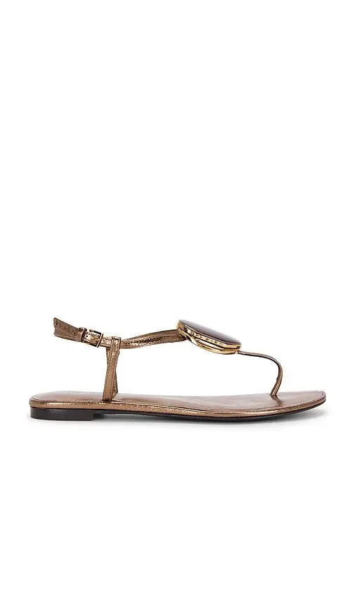 Tory Burch Patos Thong Sandal In . Also - Metallic Copper