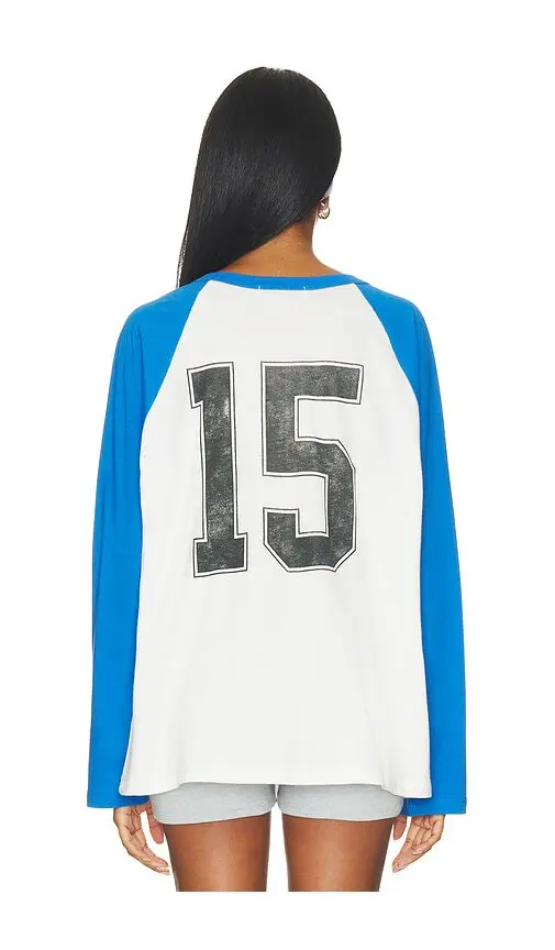 Daydreamer Peanuts Go For It Oversized Raglan Long Sleeve Tee In . Also