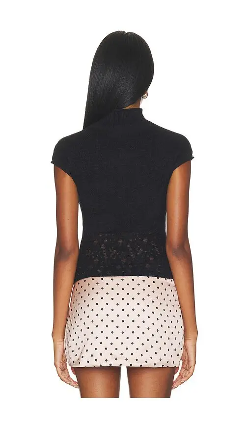 GUIZIO Mock Neck Top In . Also