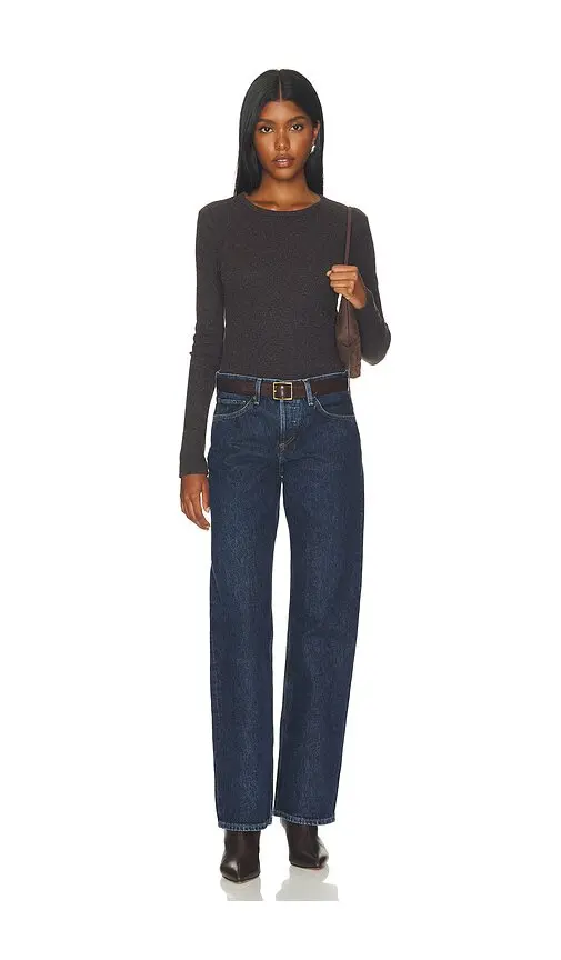 AGOLDE Delphi Slim Tee In . Also