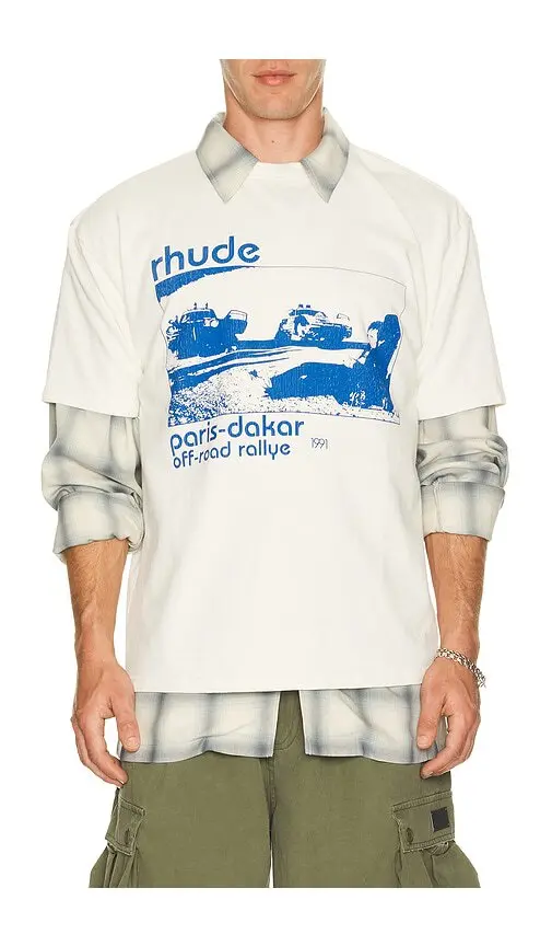 Rhude Trail Of Dust Tee In . Also