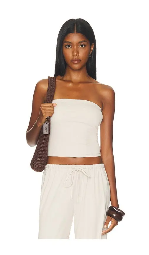RUNAWAY THE LABEL Anji Strapless Top In . Also