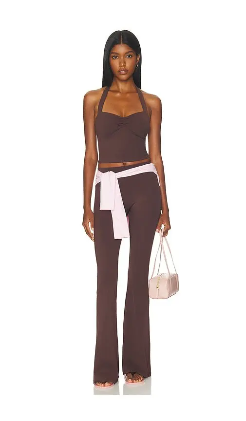 RUNAWAY THE LABEL Sammy Backless Halter Top In . Also