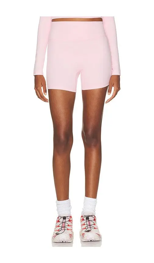 RUNAWAY THE LABEL Zen Contour Bike Shorts In . Also - Pink