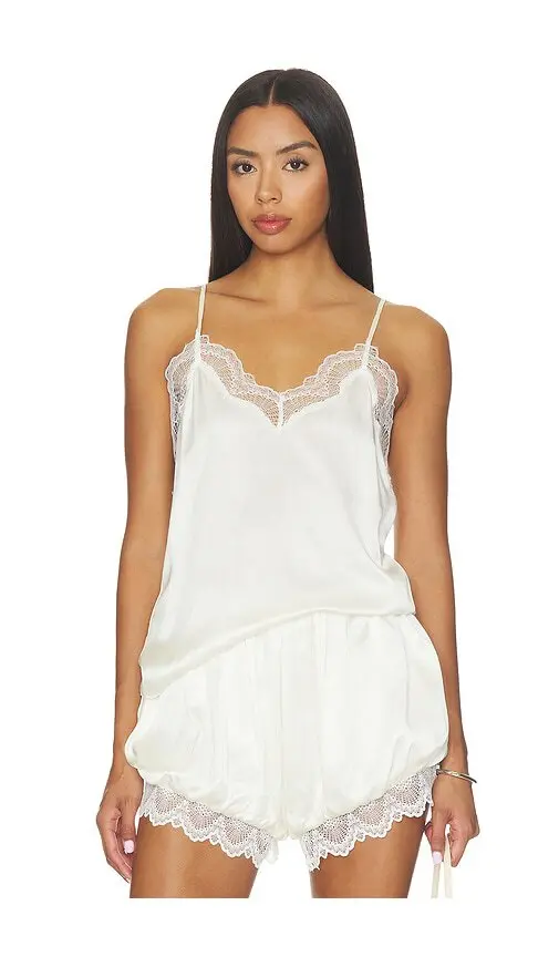 AEXAE X Revolve Silk Lace Tank In . Also