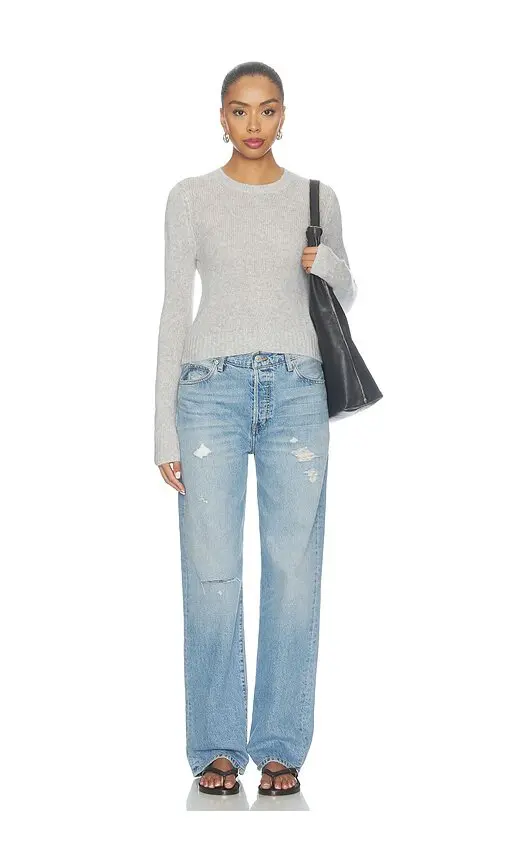 Enza Costa Cashmere Shrunken Crew