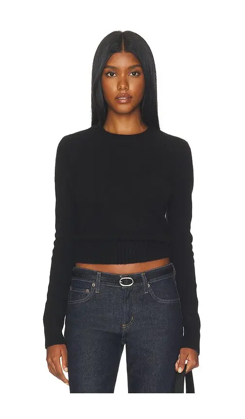 Enza Costa Cashmere Shrunken Crew
