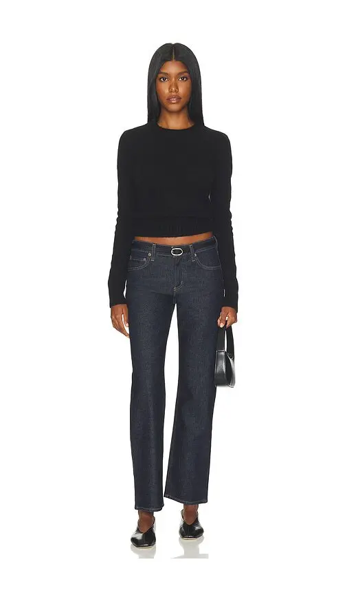 Enza Costa Cashmere Shrunken Crew