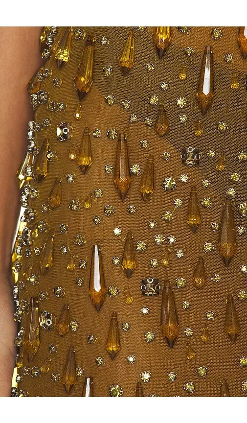 Retrofete Zanie Crystal Dress In . Also