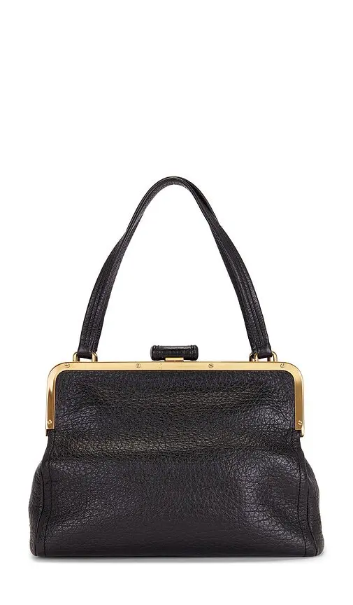FWRD RENEW Prada Berlino Cerniera Frame Shoulder Bag