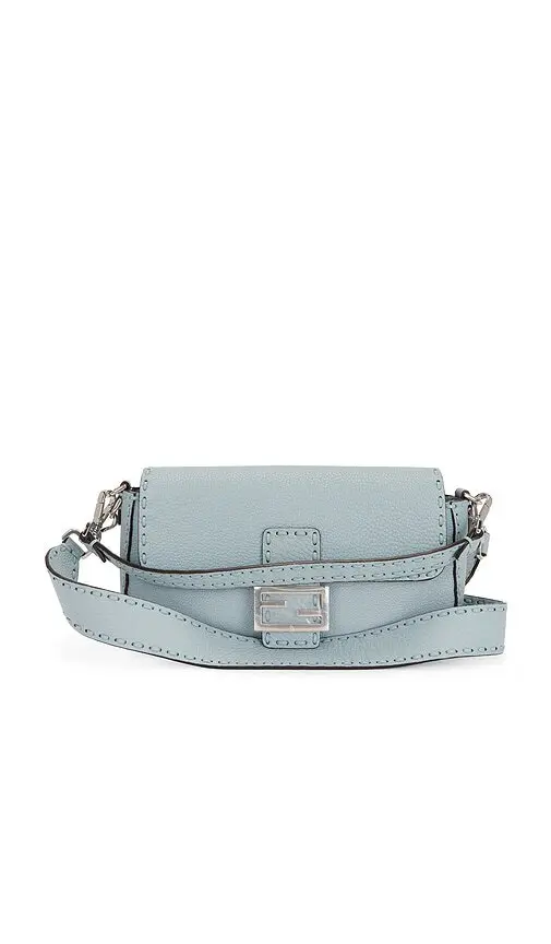 FWRD RENEW Fendi Selleria Baguette Nm Shoulder Bag - Blue