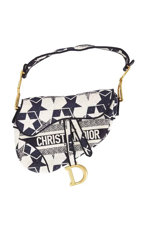 FWRD RENEW Dior Embroidered Saddle Bag