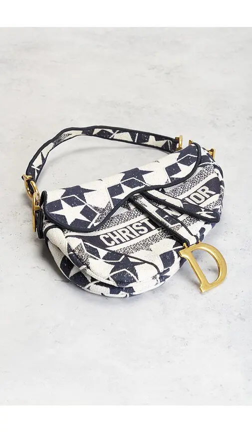 FWRD RENEW Dior Embroidered Saddle Bag