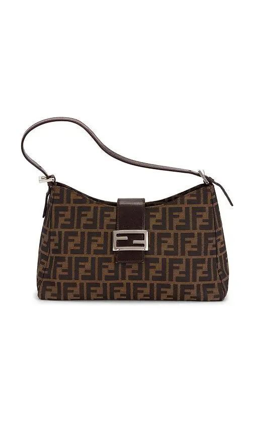FWRD RENEW Fendi Zucca Shoulder Bag