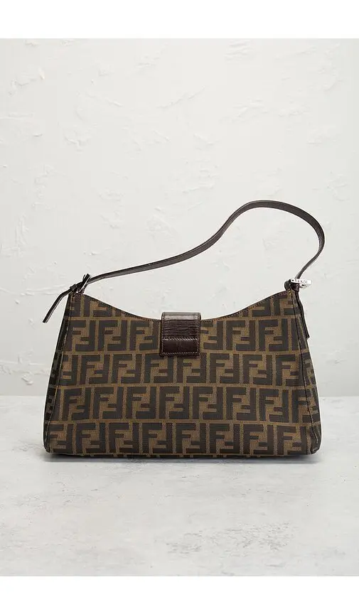 FWRD RENEW Fendi Zucca Shoulder Bag
