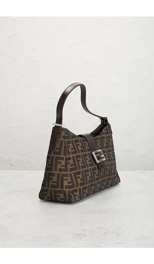 FWRD RENEW Fendi Zucca Shoulder Bag