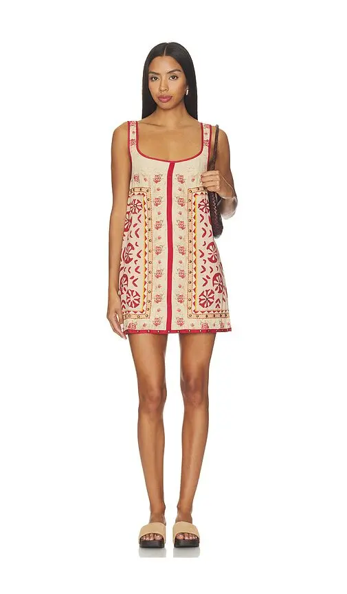 Free People Fleur Mini Shift Dress In . Also