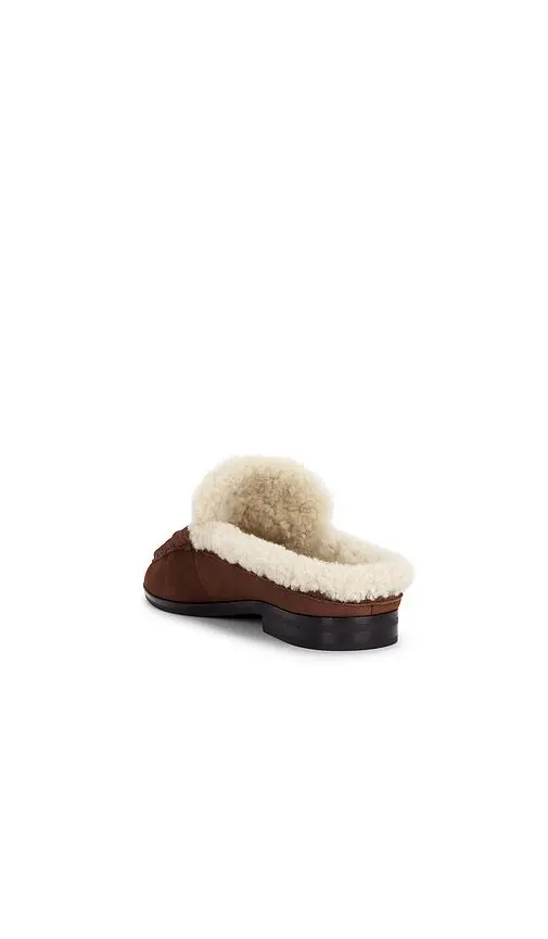 Simkhai Dean Shearling Loafer Mule In . Also
