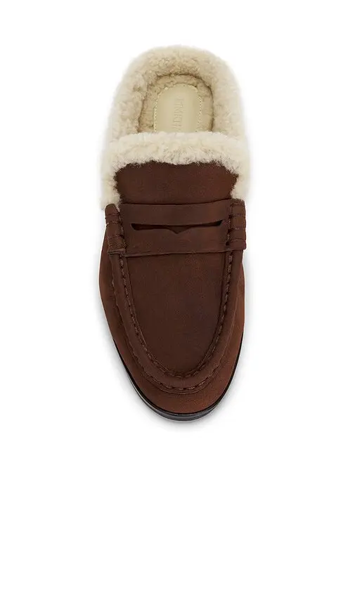 Simkhai Dean Shearling Loafer Mule In . Also