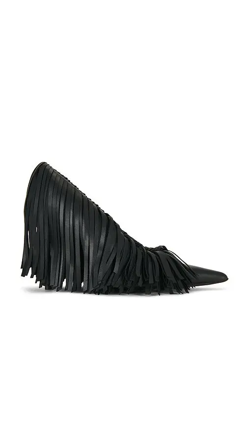 GIA BORGHINI Amelia Fringes Pump In . Also